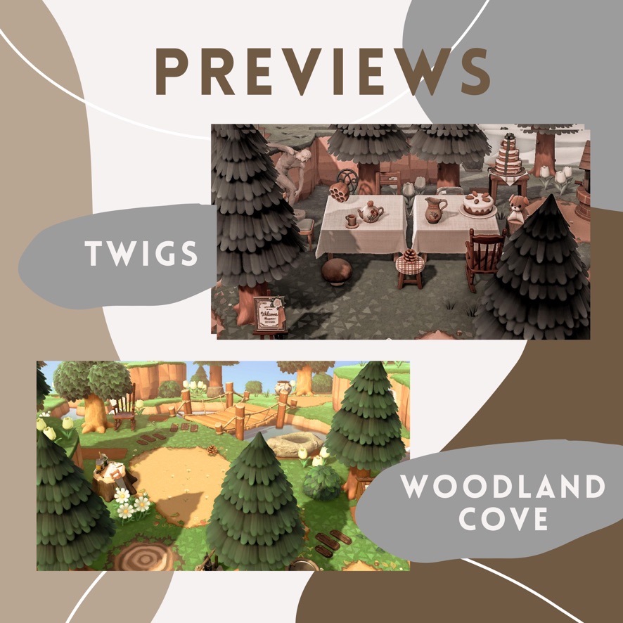 Log Cabin Collection: Twigs and Woodland Cove