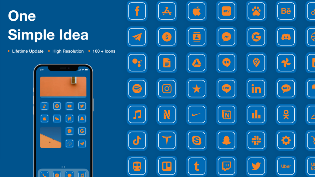 iOS app icon - Vibe : One Simple Idea