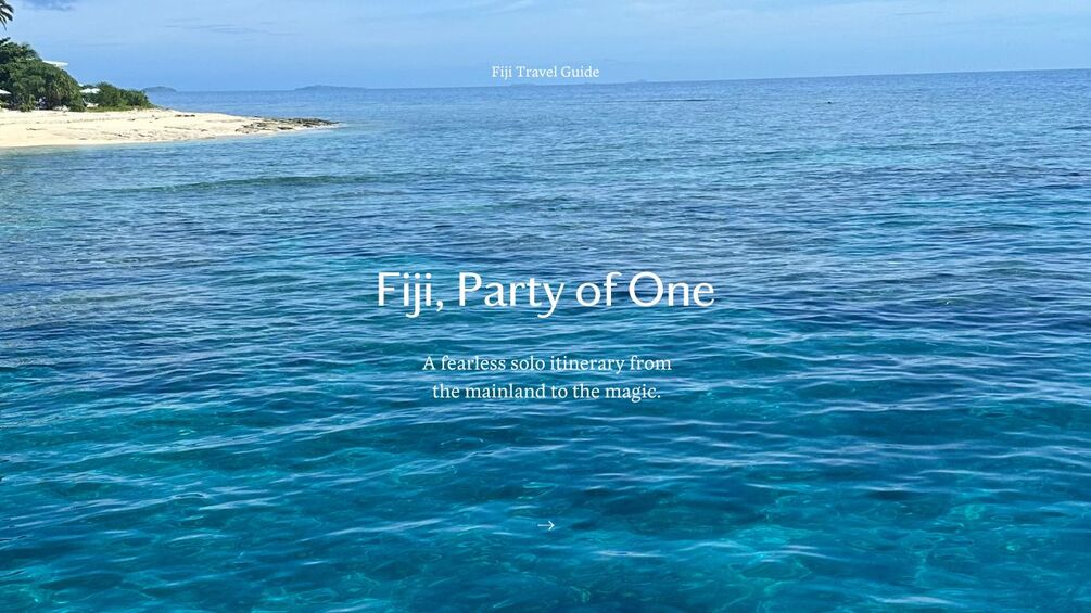 Fiji, Party of One || Solo Mini Travel Guide