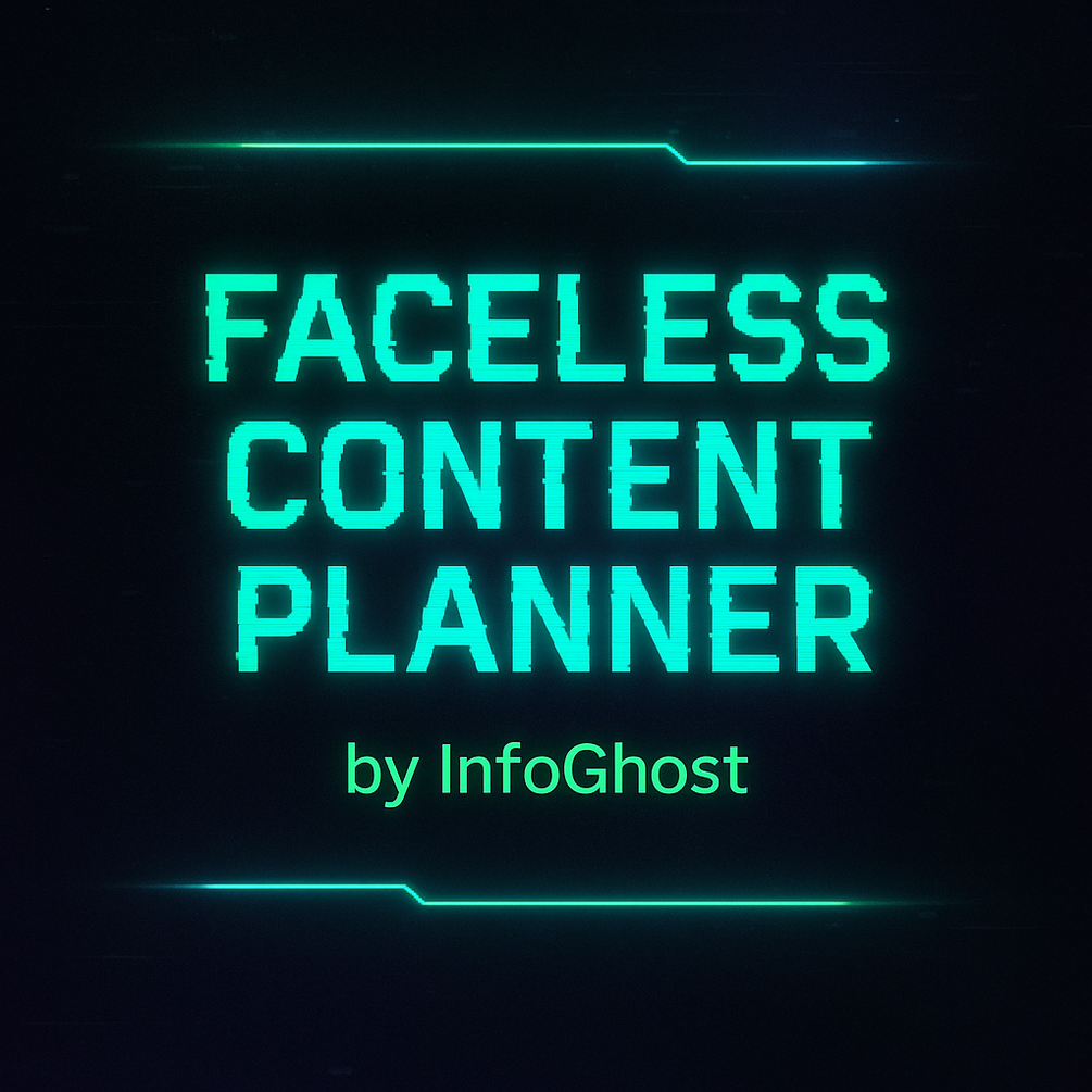 Faceless Content Planne