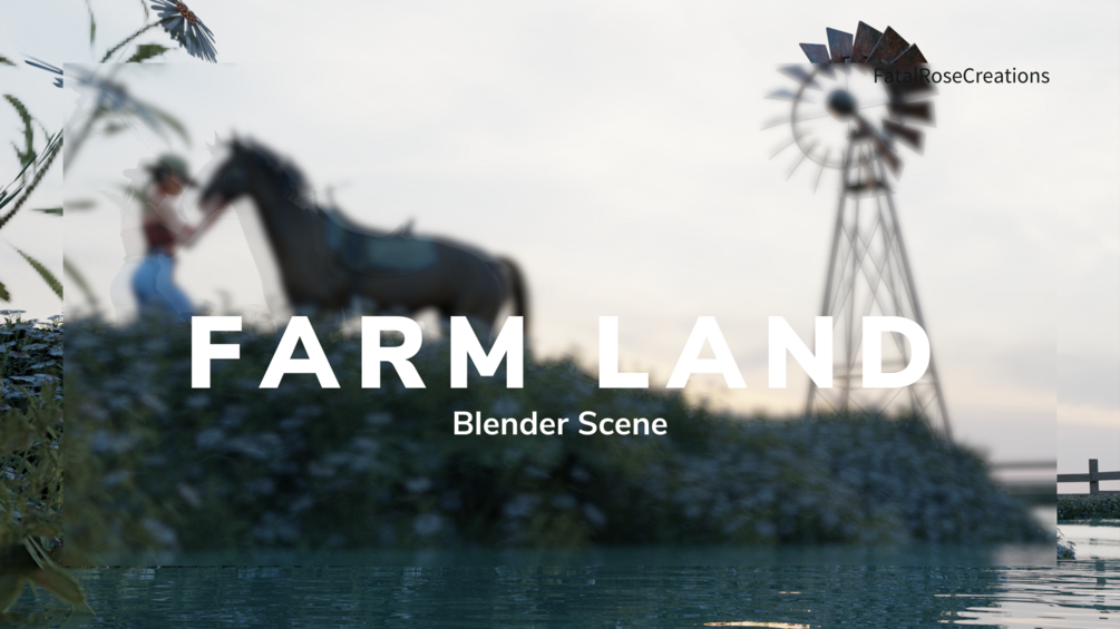 Farmland Blender Scene