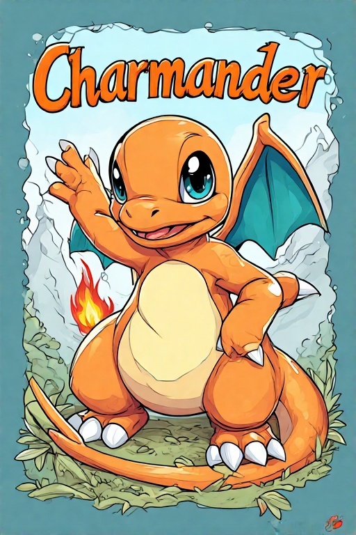 Pokemon Coloring Book - Charmander