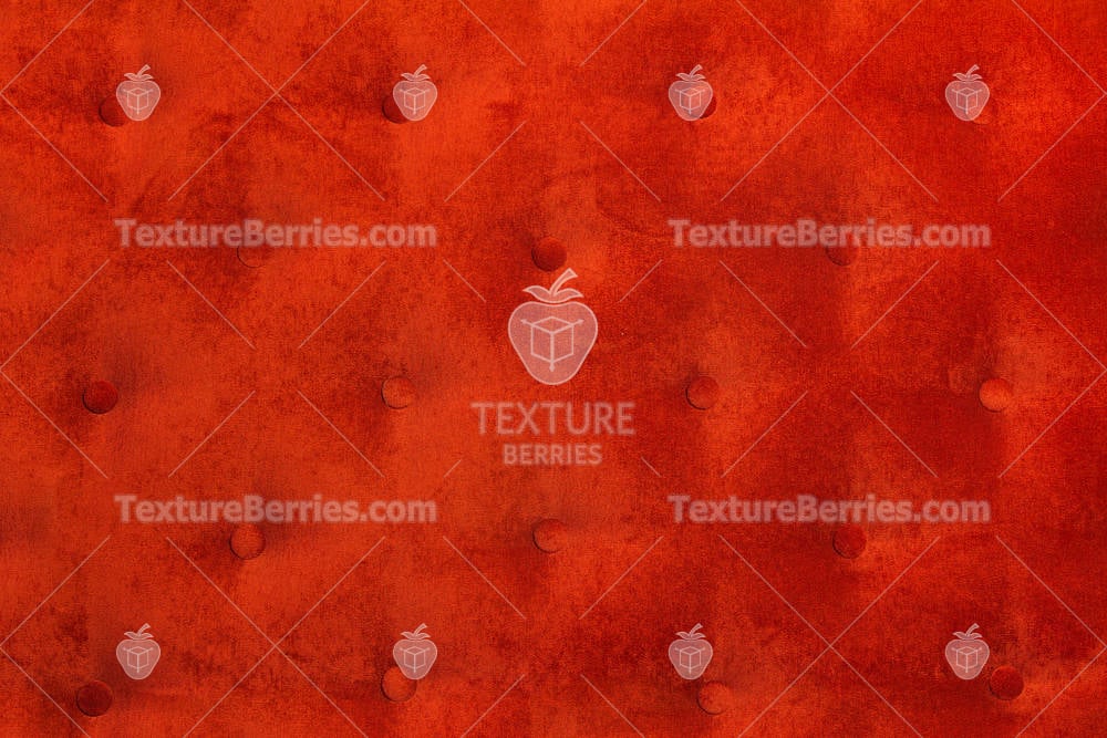 Red velvet capitone textile background, diamond pattern decoration with ...