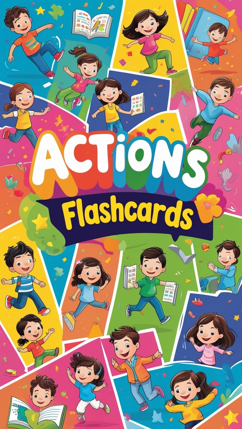Actions Verbs Flashcards