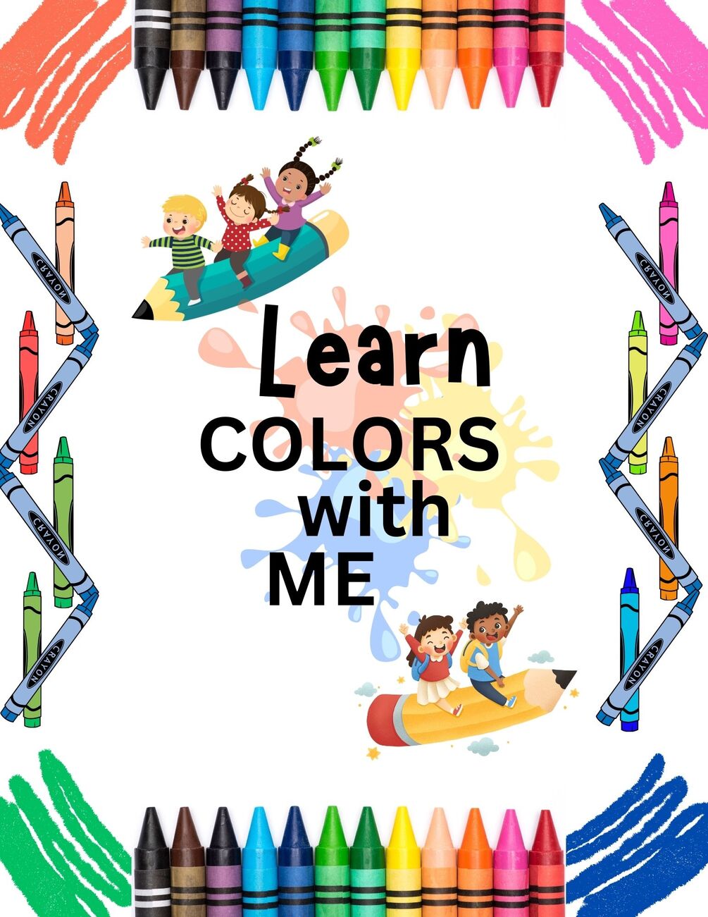 CHILDREN ACTIVITY BOOK: LEARNING COLORS