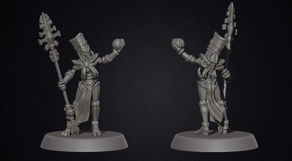 Undead space cyborg priest