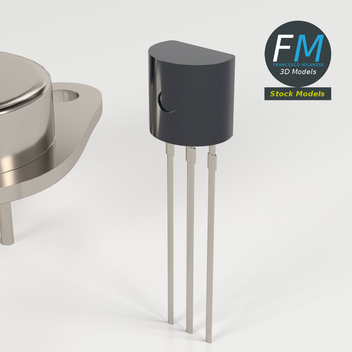 3D MODEL - Transistors