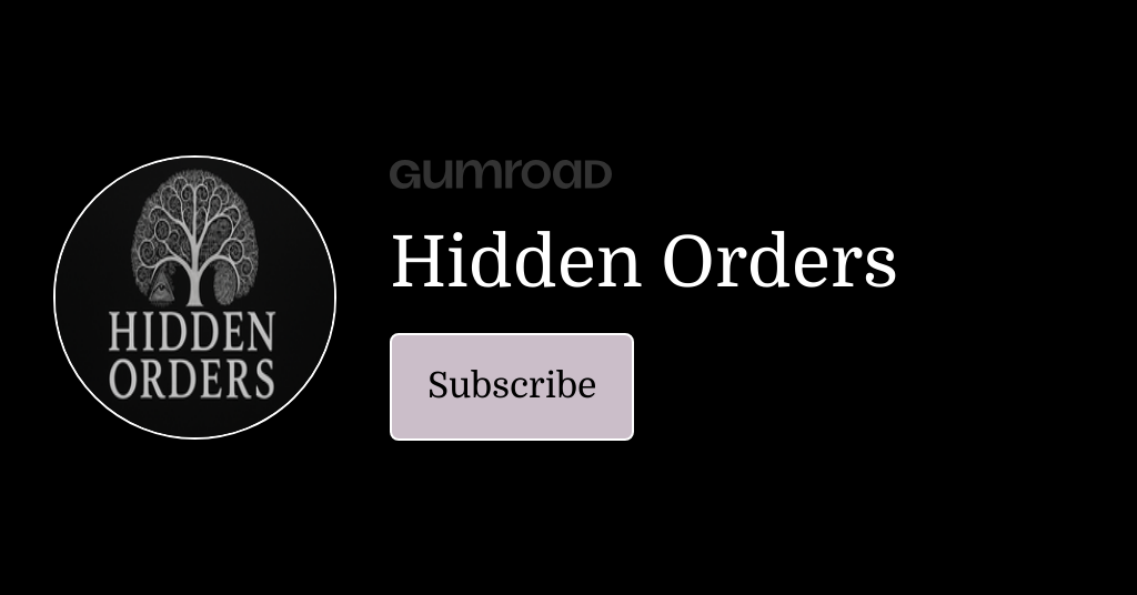 Hidden Orders