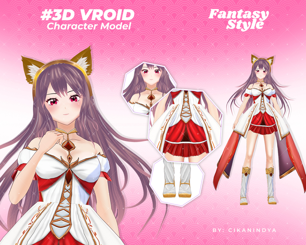 Virtual Persona Masterpiece: Customized Vroid 3D Avatar - Trumbella 3D Character