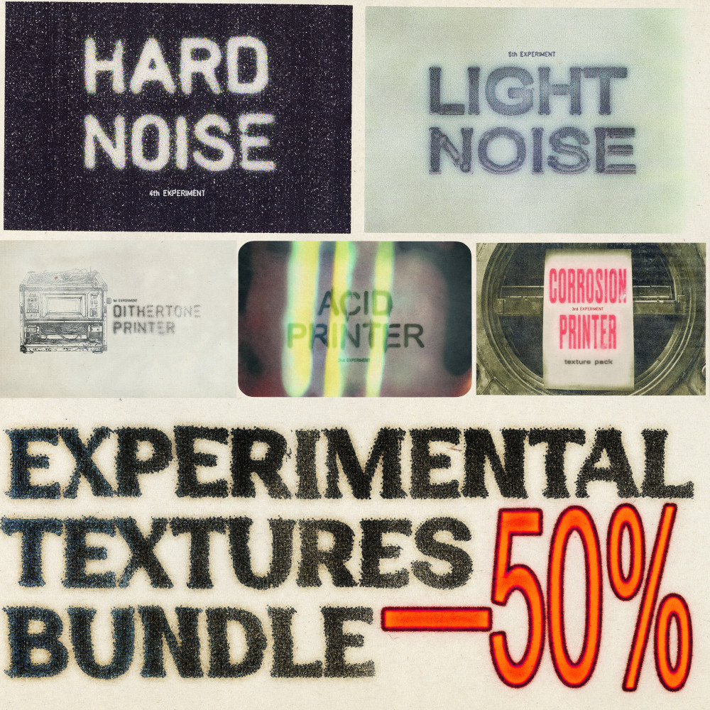 Introducing Experimental textures bundle with 50% discount - textexp