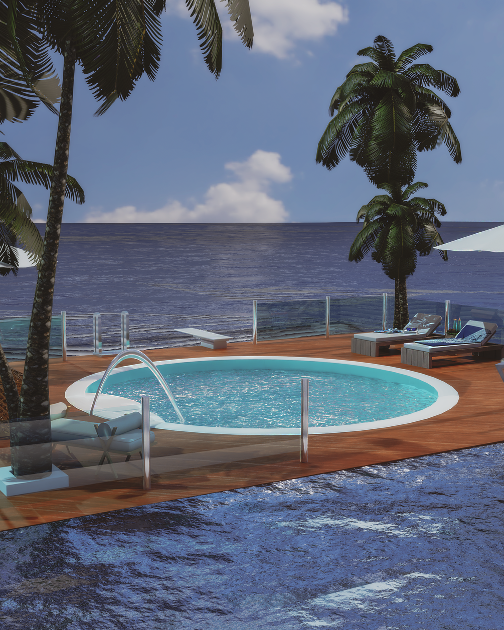 The Private Pool Blender Scene {UPDATED}