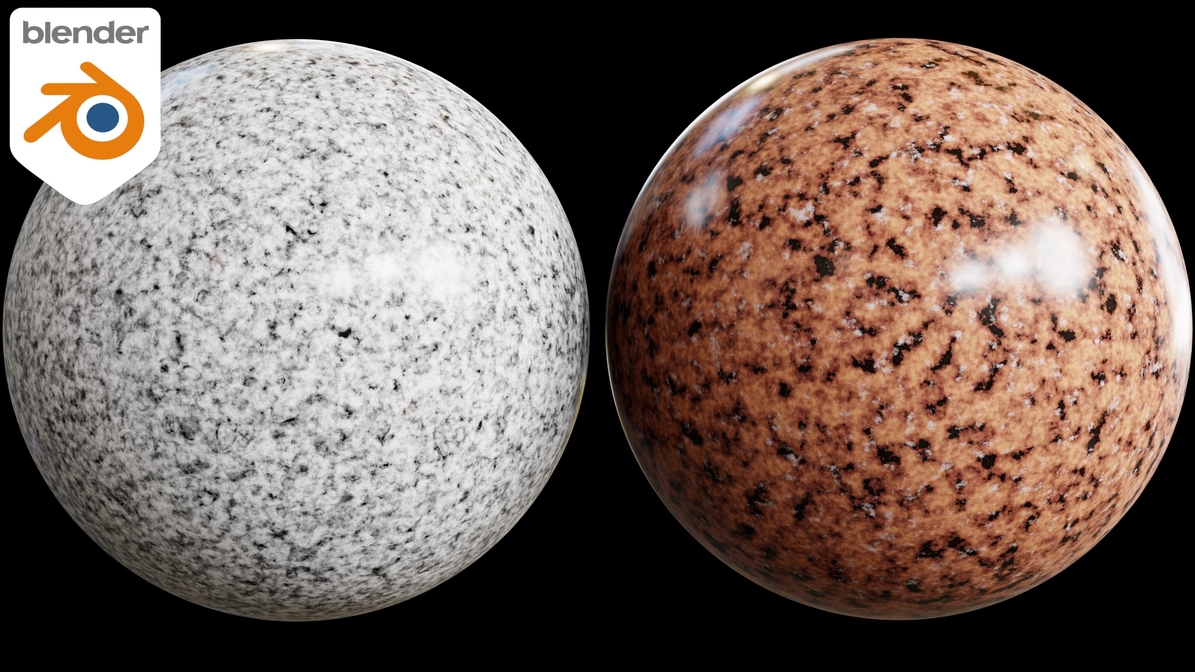 Procedural Granite Materials (Blender Tutorial) - Ryan King Art