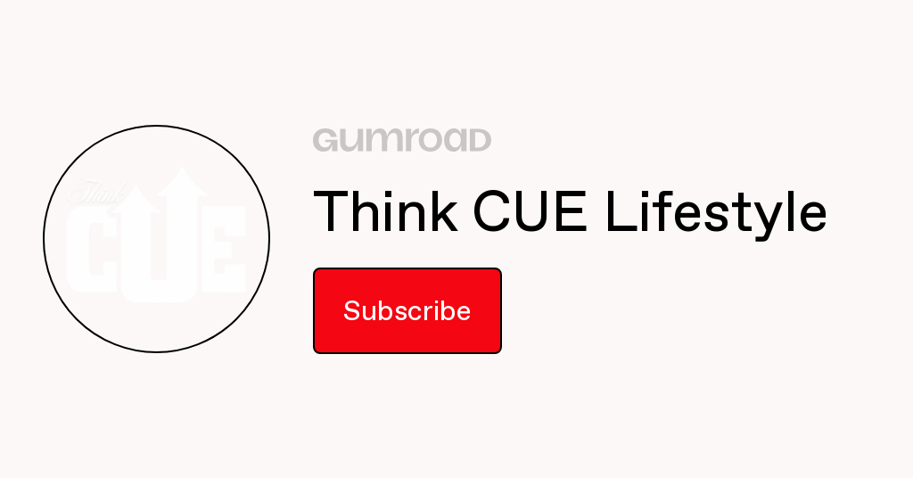 Think CUE Lifestyle