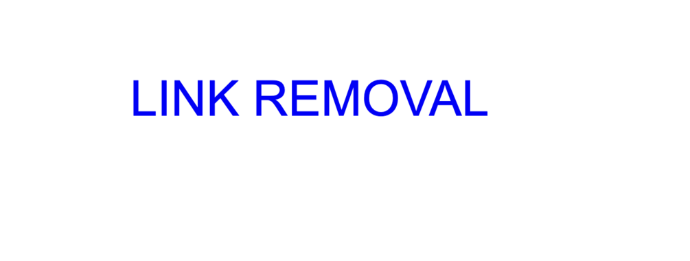 Link Removal $1500