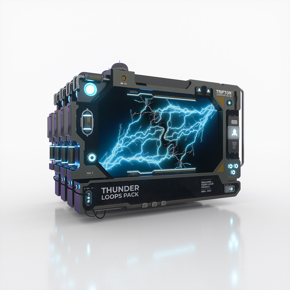 THUNDER Vol 1 – Visuals Loops Pack