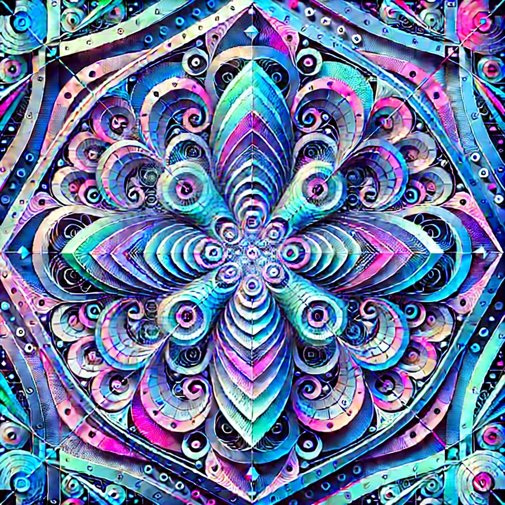 Spiral Logic – Fractal Geometry Prints (5 Digital Prints)