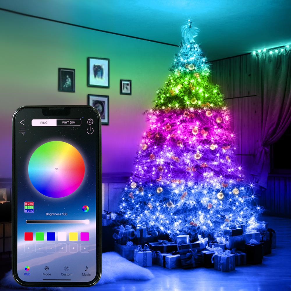 Christmas special smart LED LIGHTS + remote + Bluetooth App