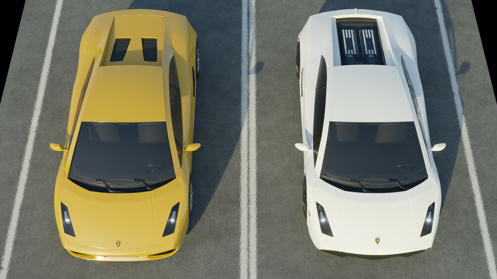 Lamborghini Gallardo 3d models (.blend - .fbx)