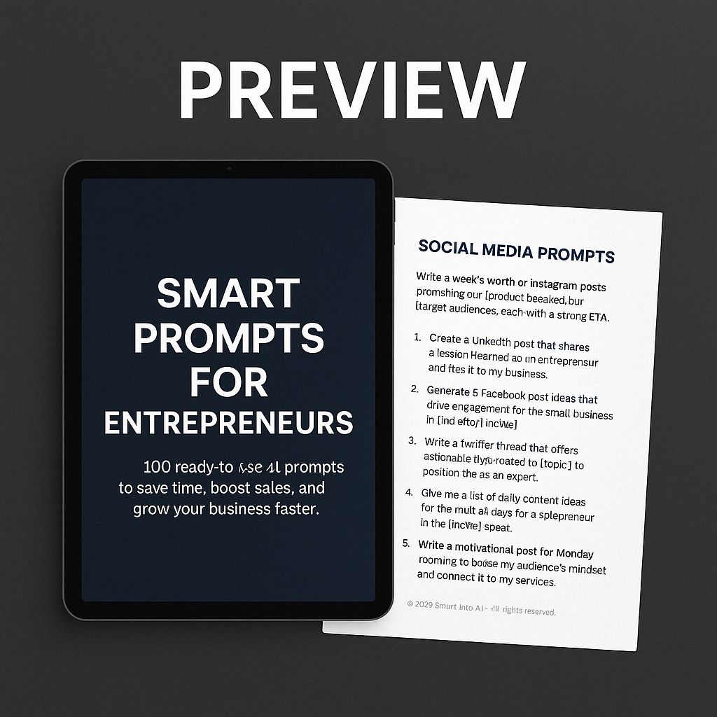 Smart Prompts for Entrepreneurs