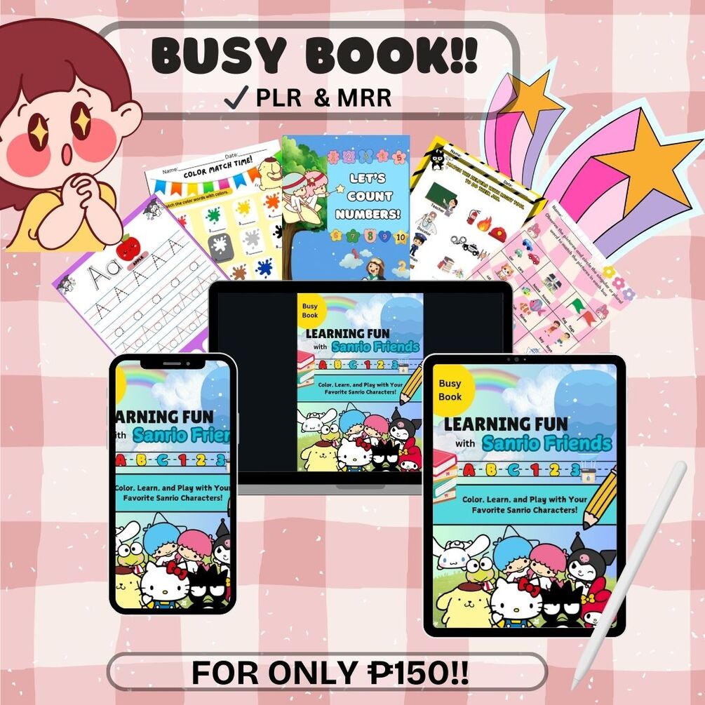 BUSY BOOK 1 | LEARNING FUN WITH SANRIO FRIENDS