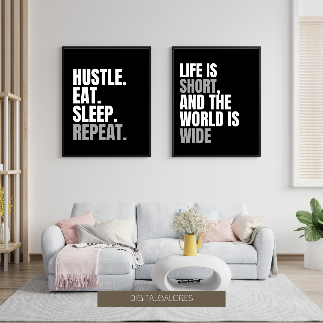 5 Motivational printable wall art Inspiring Quotes for Every Space