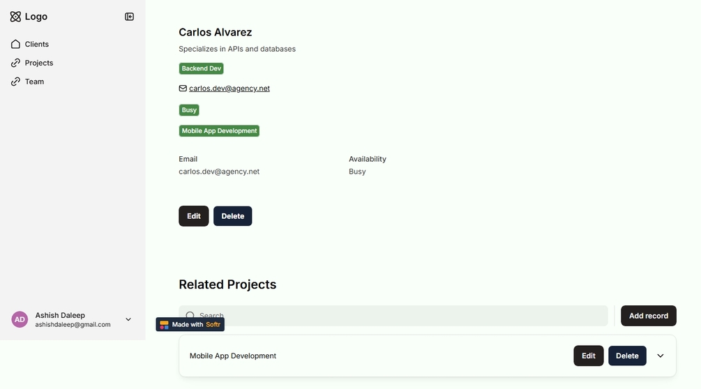 Business CRM in Client Management Dashboard/System, Project Management ...