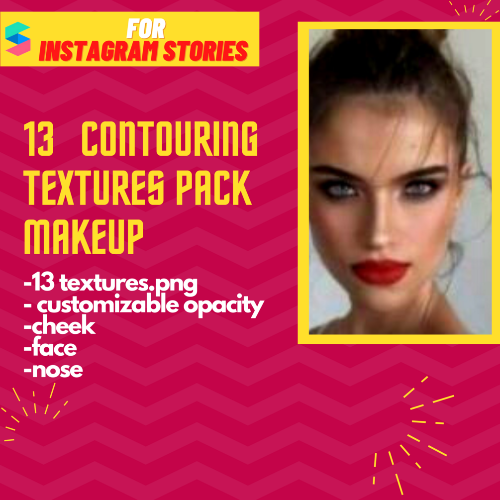 13 CONTOURING TEXTURES MAKEUP| Spark AR & Instagram Filter