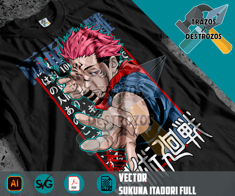 VECTOR SUKUNA ITADORI JUJUTSU KAISEN