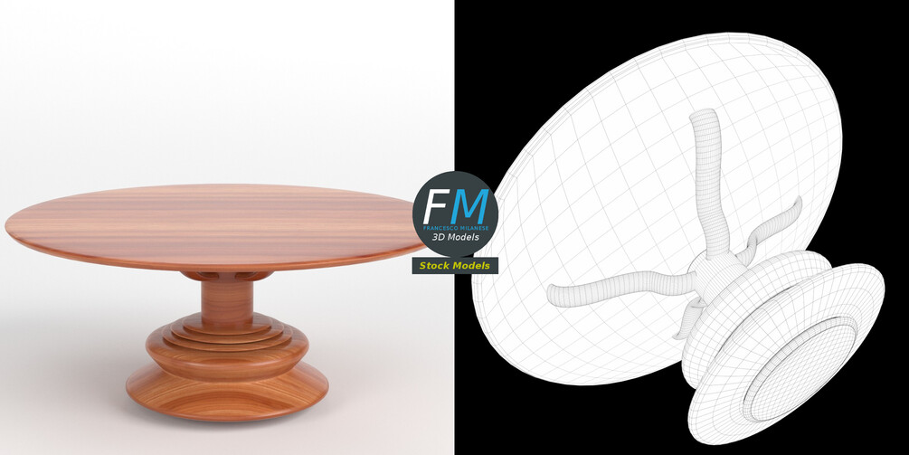 3D MODEL - Table desk 16