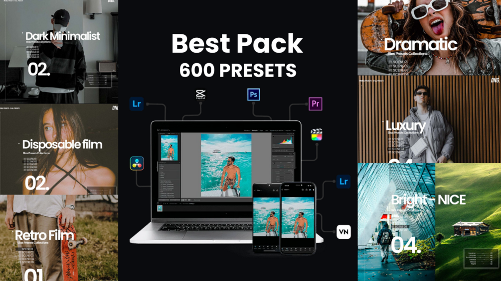 Best Pack 600 Presets for Photos
