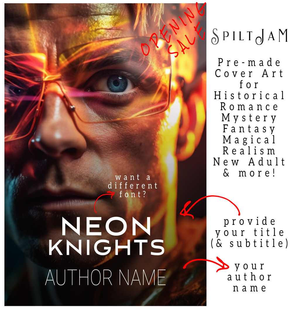 Neon Knight - Premade Cover Art Action Thriller Adventure Historical ...