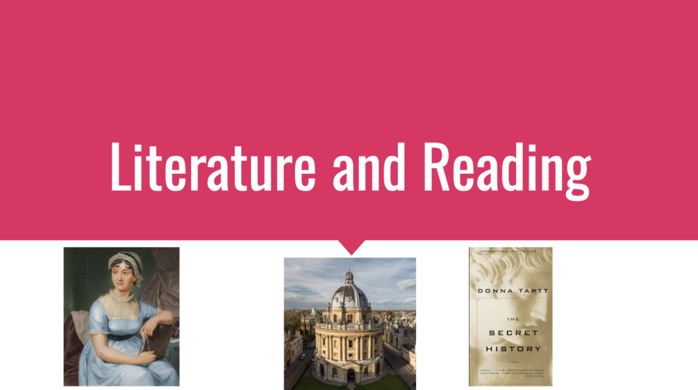 ESL Lesson on Literature and Reading