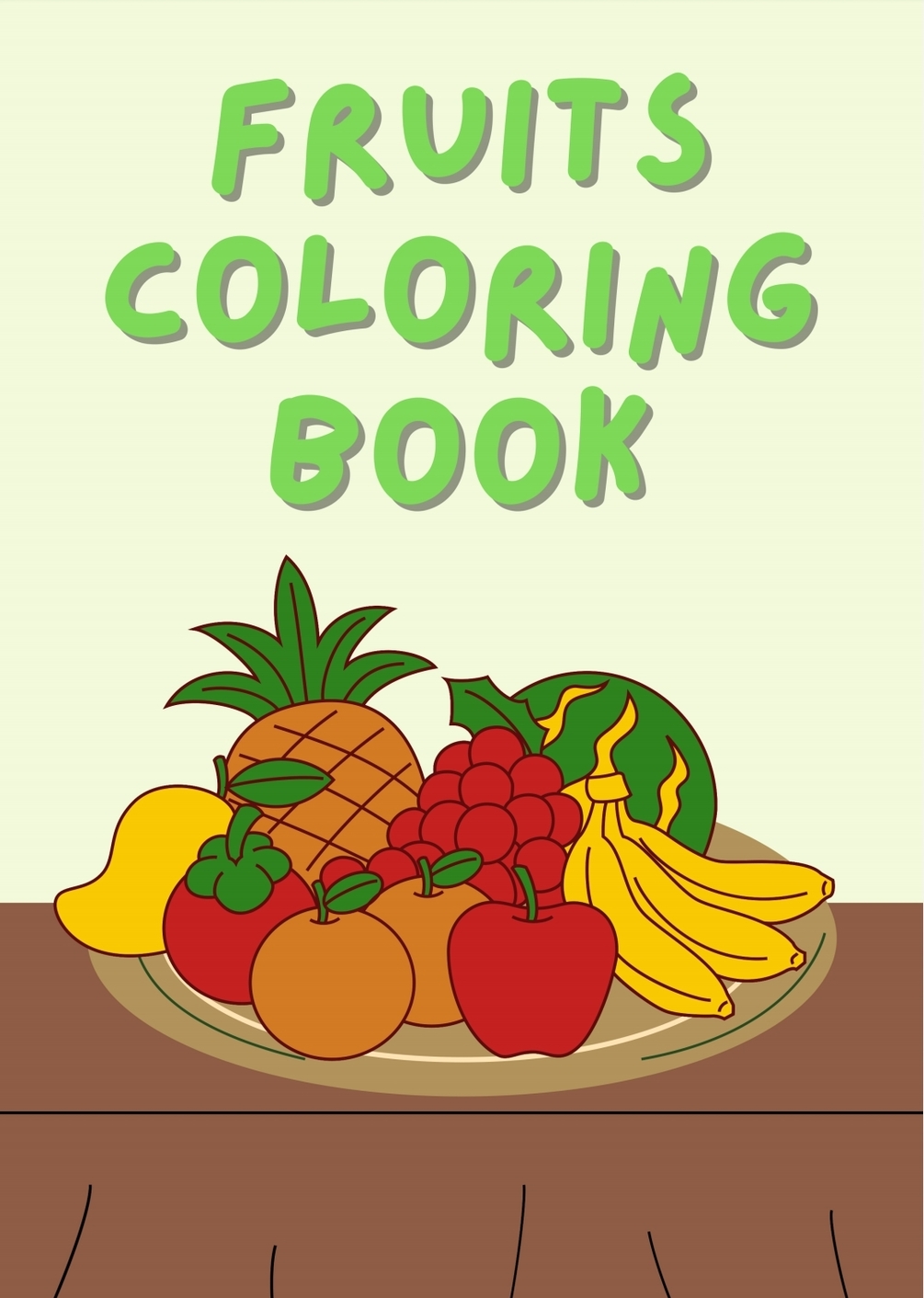 Fruits Coloring Book