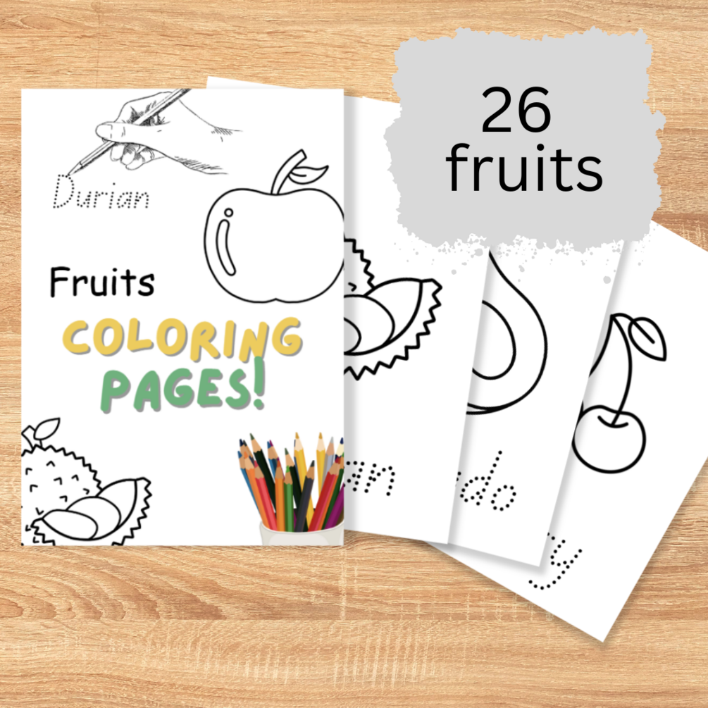 Fruits Coloring Pages