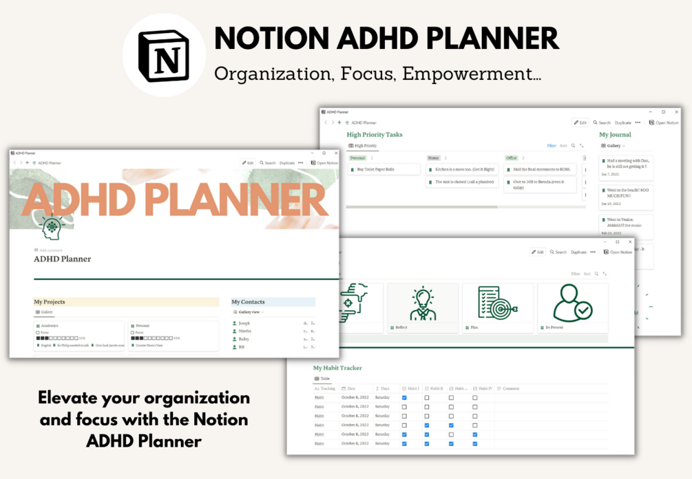 Notion Adhd Planner