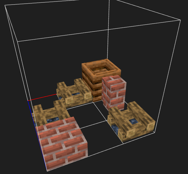 Minecraft 3x3 Decorative Miscellaneous Structures Schematic