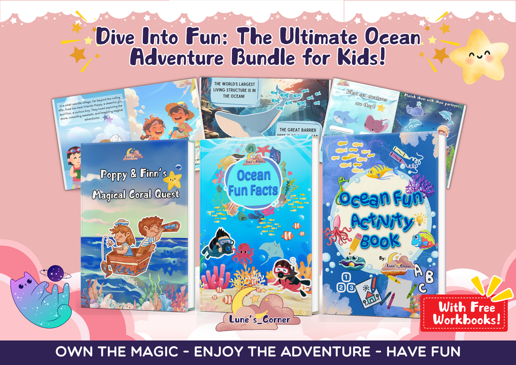 Let's Explore the Ocean Together! Storybook, Workbook & Fun Facts! 🌊