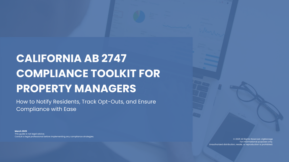 California AB 2747 Compliance Toolkit for Property Managers