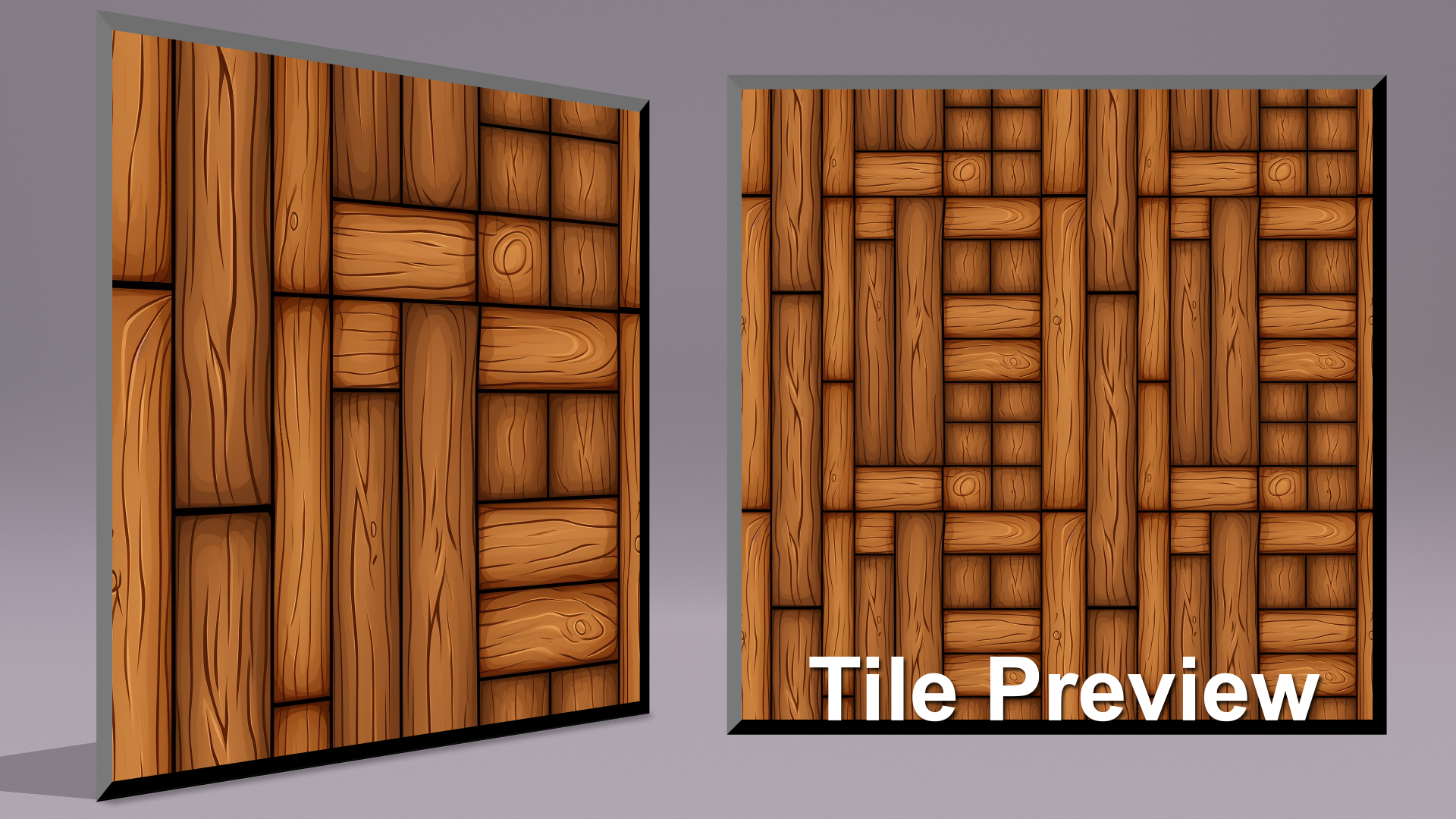 Cartoon Wood Textures Pack 48 - 10x PNG