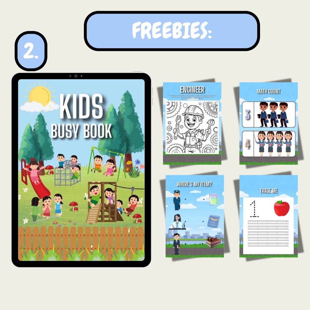 Animal Busy Book (WITH FREEBIES)