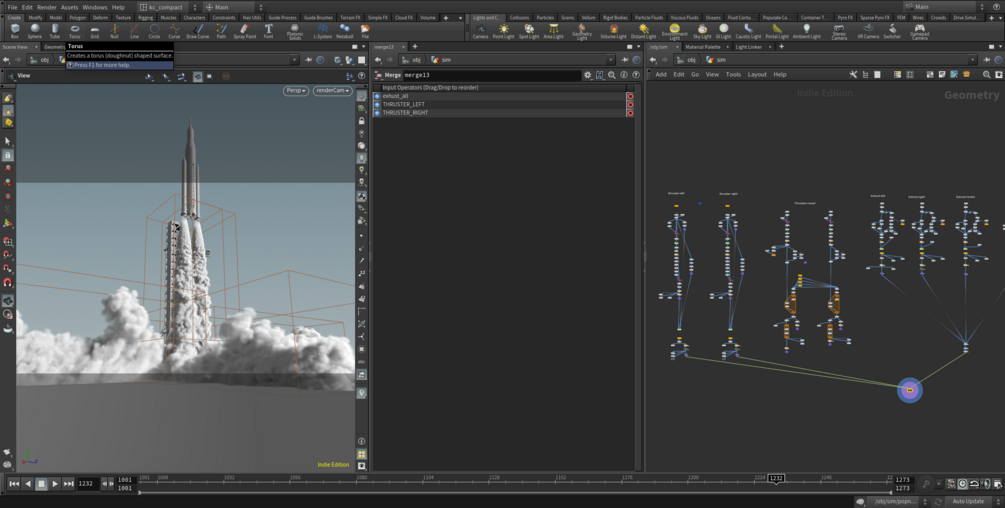 Houdini 18 - Rocket Launch - RND