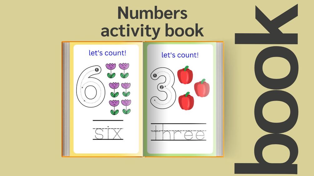 Numbers activity book