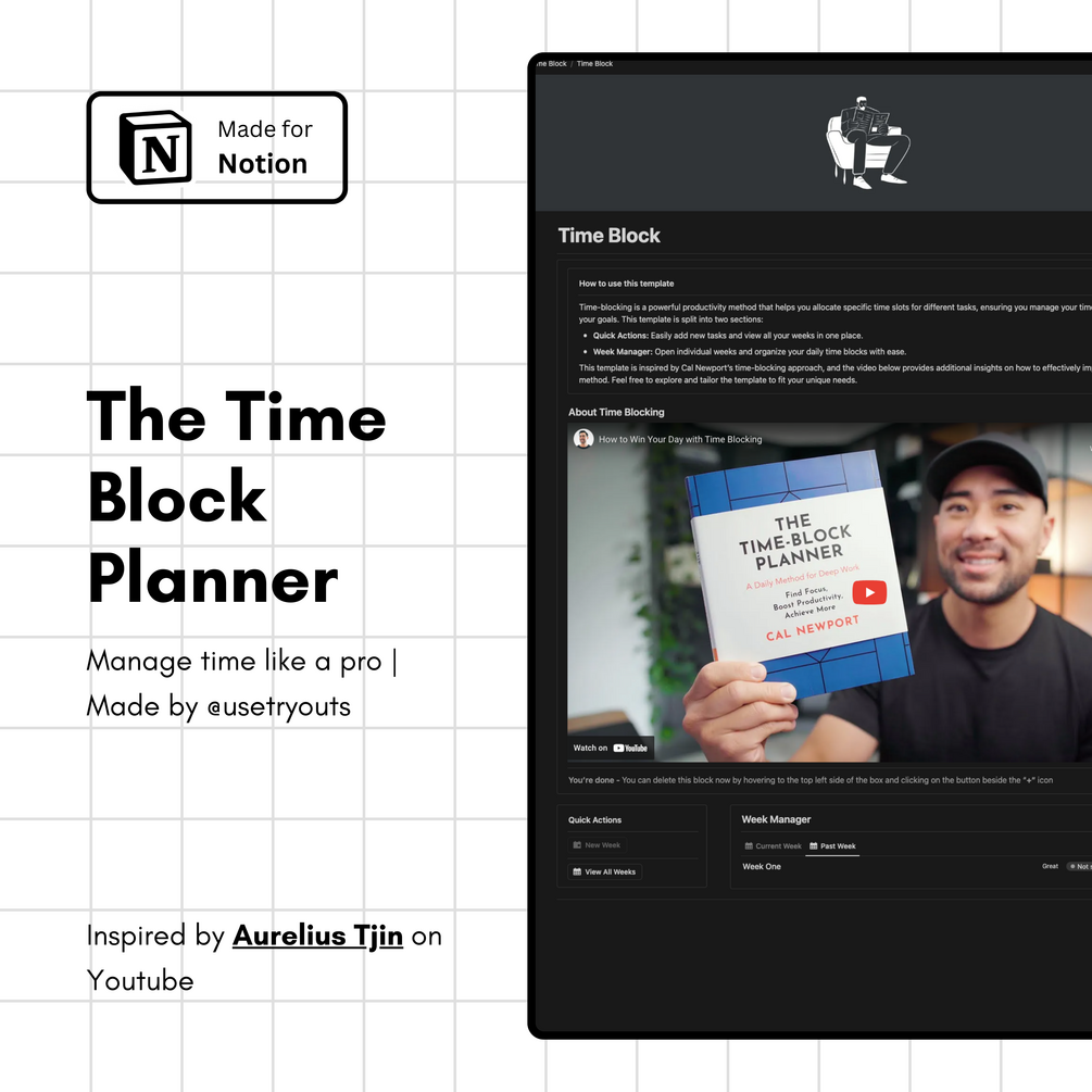 The Time Block Template