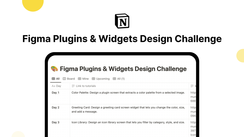 The Figma Plugins and Widgets Design Challenge
