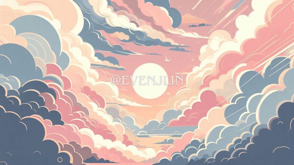 Heavenly Layers: Cloud Symphony Wallpaper