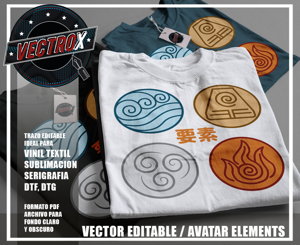 Vector Editable - Avatar Elements