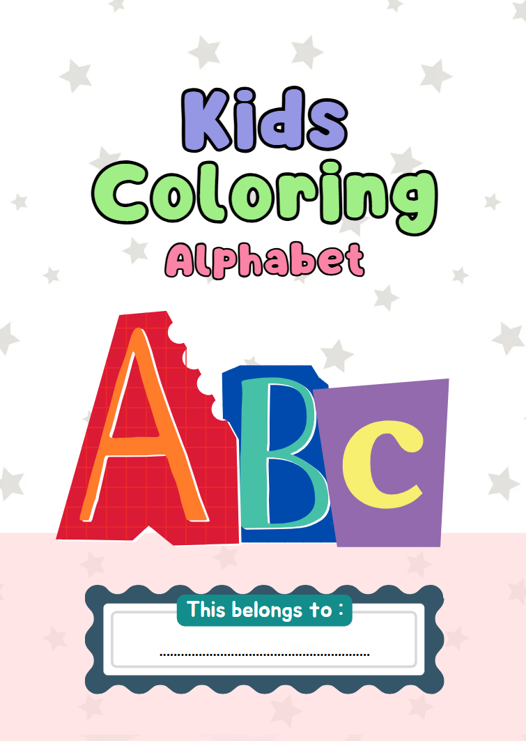 Kids Alphabet Coloring Book – A to Z Printable Learning Fun! (copy)