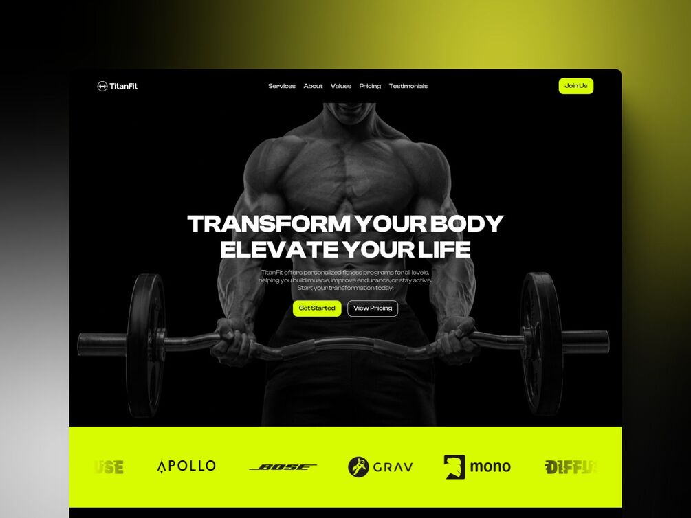 TitanFit Gym Template