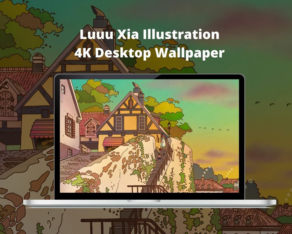 Luuu Xia Illustration 4K Desktop Wallpaper: A New Home