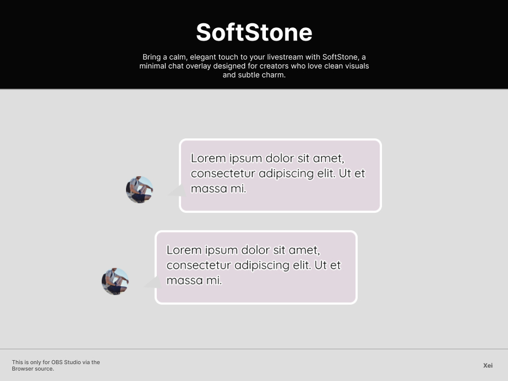 (Free) SoftStone Minimal Live Chat Theme for YouTube